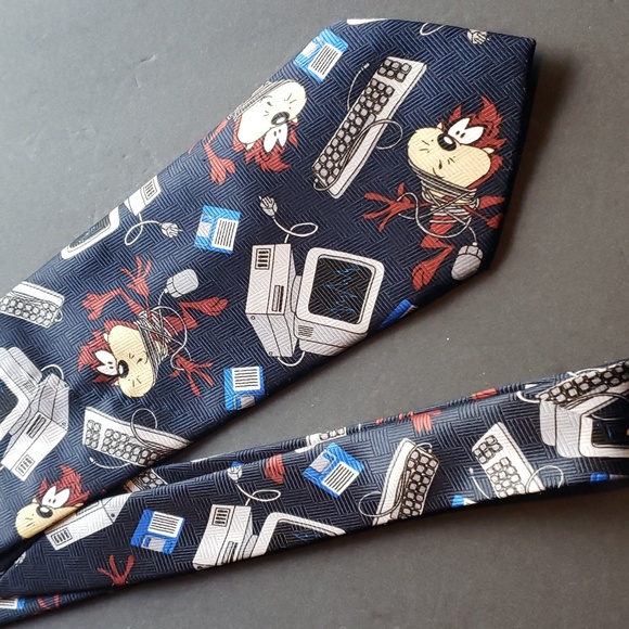 Warner Bros. | Accessories | Tasmanian Devil Looney Tunes Computer Tie ...